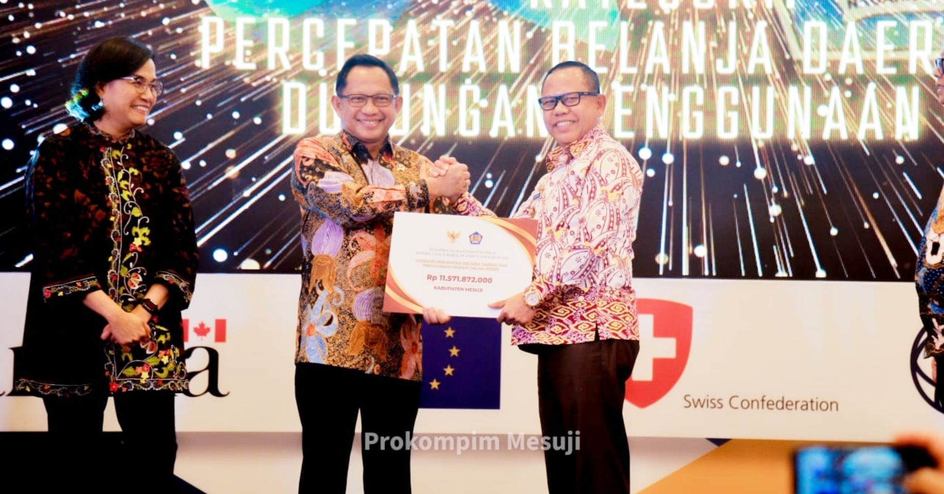 Sukses! Pj Bupati Mesuji Terima Penghargaan Insentif Fiskal Kinerja 2023 dari Kemenkeu dan ...