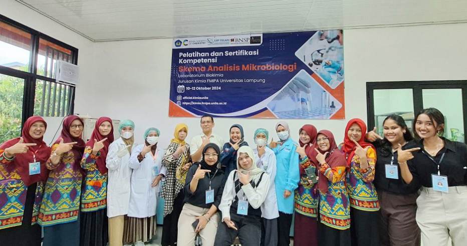 FMIPA Unila Gelar Pelatihan Verifikasi TUK dan Sertifikasi Kompetensi ...