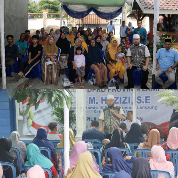 Anggota DPRD Lampung Hazizi Gelar Reses Serap Aspirasi Masyarakat ...