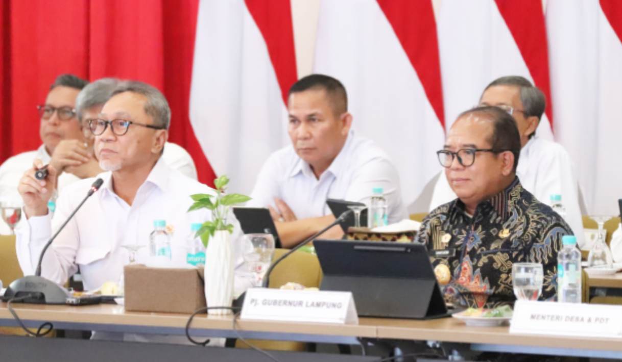 Menko Pangan Bersama Pemprov Lampung Rakor Swasembada Pangan - SMARTNEWS.ID