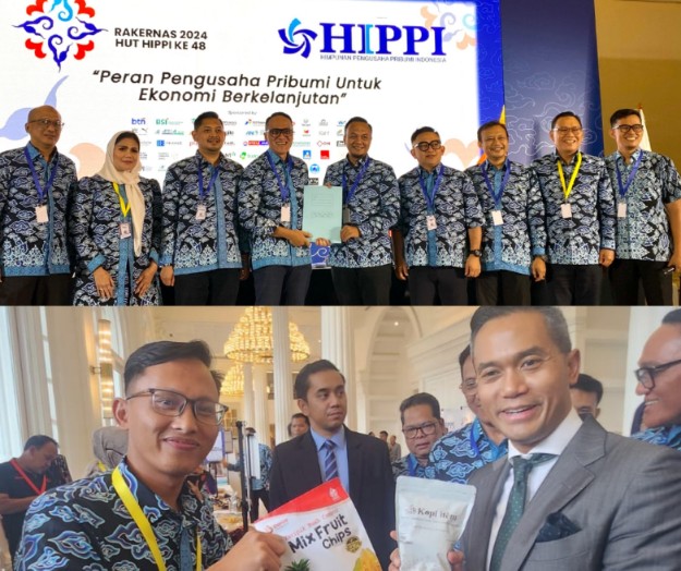 HIPPI Lampung Kenalkan Produk Lokal di Kegiatan Asta Cita Prabowo-Gibran pada Rakernas dan HUT ...